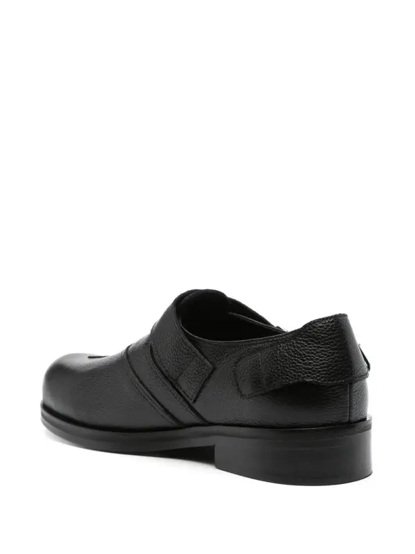 Stefan Cooke Pegasus Biker Monk Shoes - Black | Editorialist