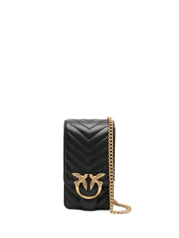Pinko Love One Smartphone Bag - Black