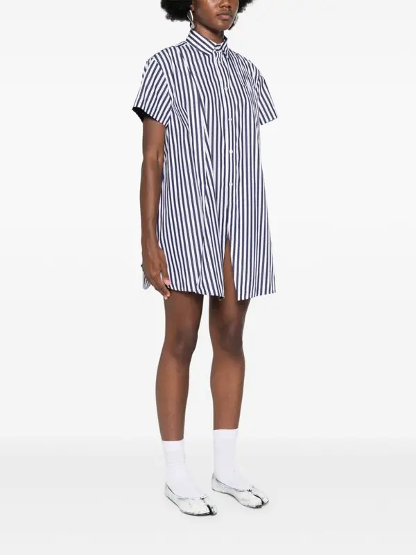 Sacai Striped Cotton Poplin Shirt