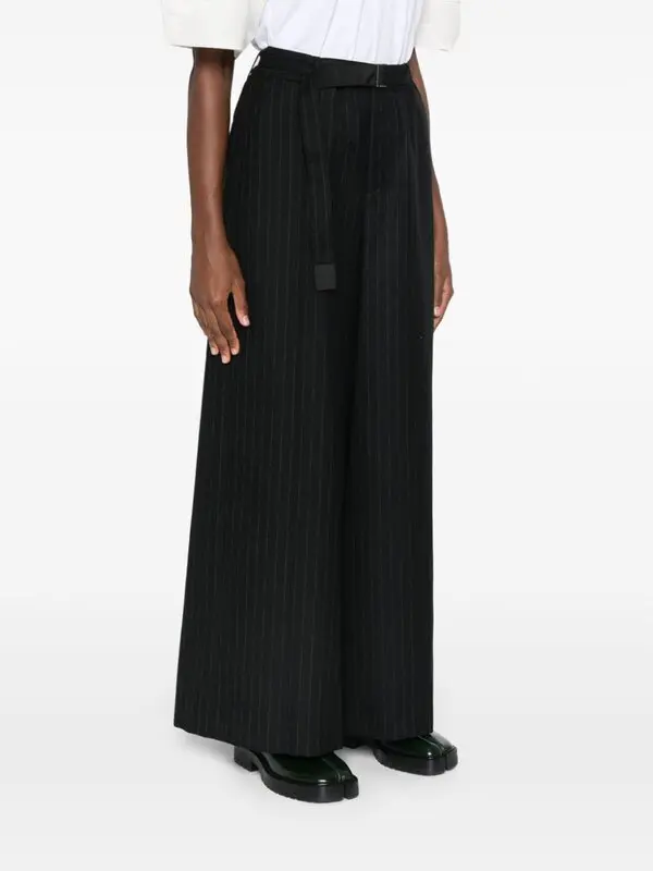 Sacai Pinstriped Palazzo Pants