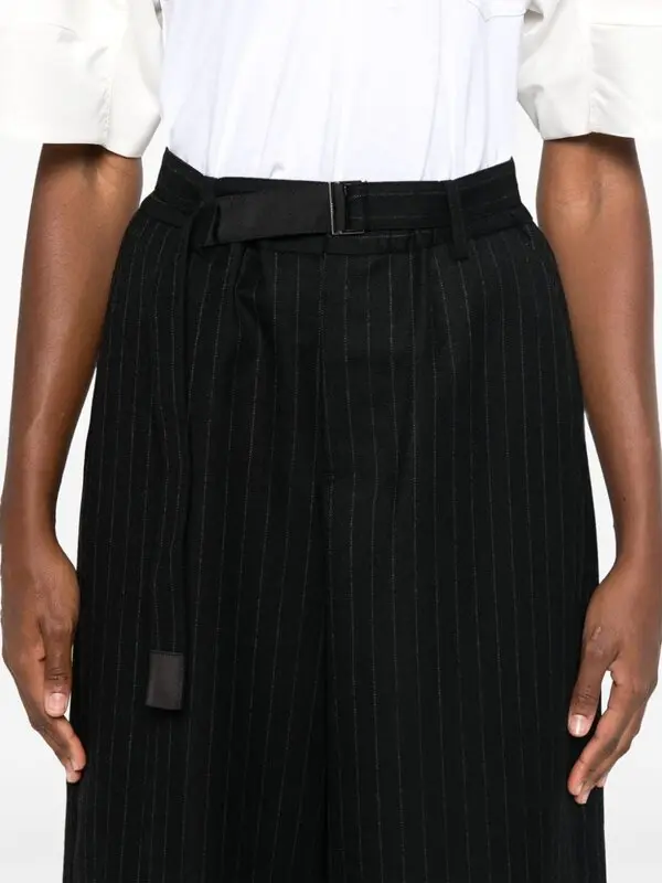 Sacai Pinstriped Palazzo Pants