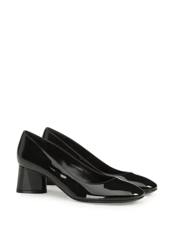 SERGIO ROSSI Pilier Leather Pumps - Black