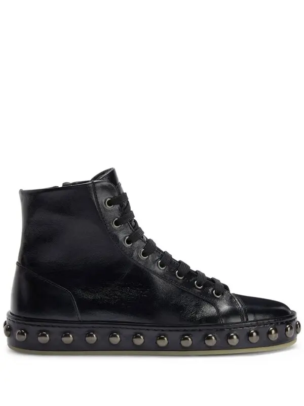 GIUSEPPE ZANOTTI Gz-city Leather High-top Sneakers