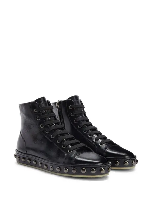 GIUSEPPE ZANOTTI Gz-city Leather High-top Sneakers