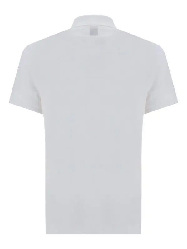 Moose Knuckles Everett Logo-appliqué Polo Shirt - White