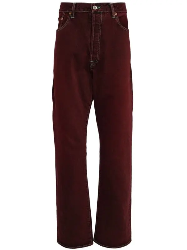 DOUBLET Straight-leg Jeans - Red