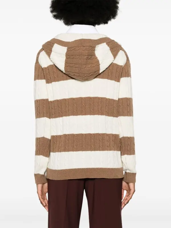 SEMICOUTURE Striped Wool-blend Sweater