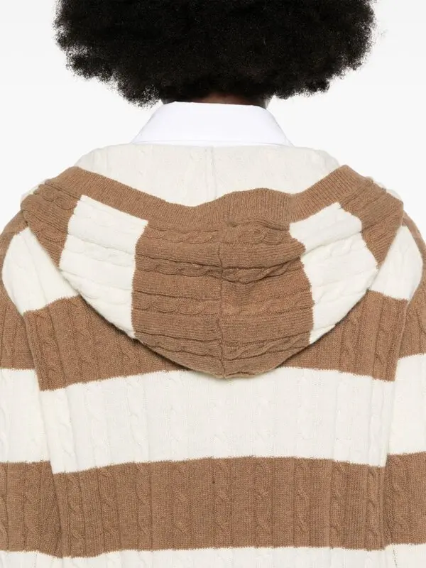 SEMICOUTURE Striped Wool-blend Sweater