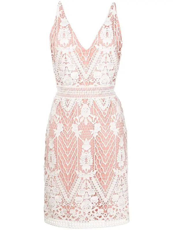 LETHICIA BRONSTEIN Canis Crochet-panel Dress