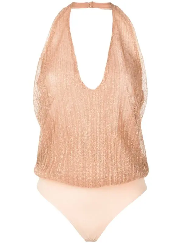 LETHICIA BRONSTEIN Mariah Pleated Bodysuit