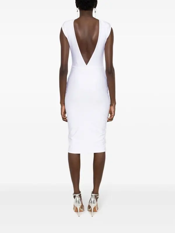LETHICIA BRONSTEIN Gracie V-back Midi Dress