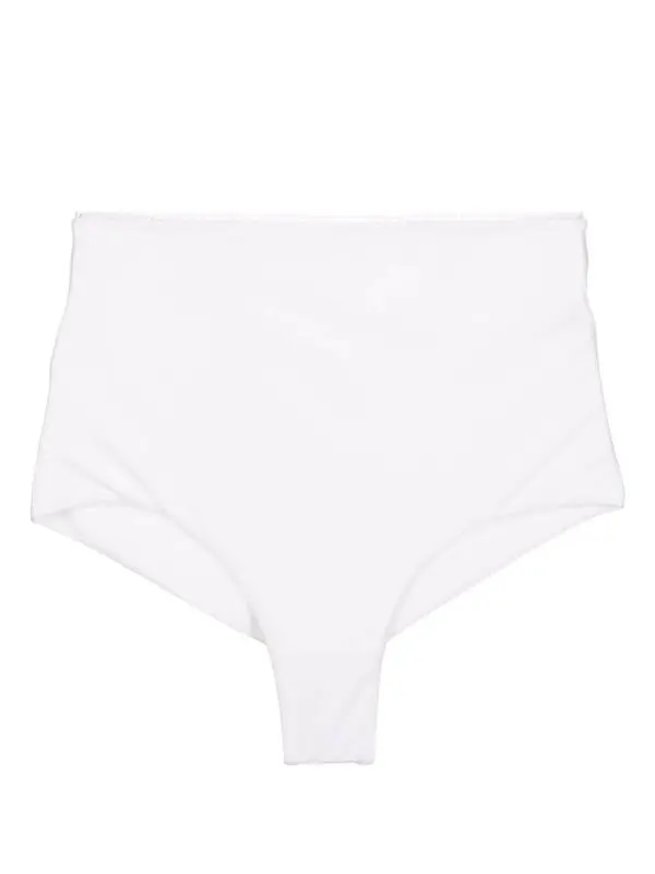 LETHICIA BRONSTEIN Lisa High-waisted Briefs - White