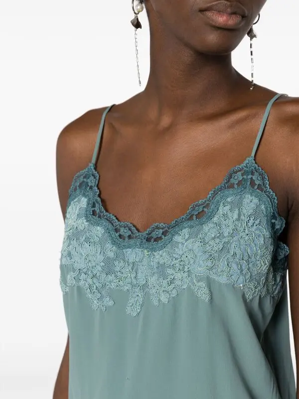 LETHICIA BRONSTEIN Amabile Lace-trimmed Top