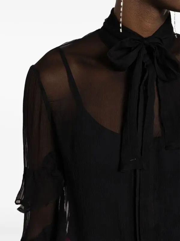 LETHICIA BRONSTEIN Adrian Ruffle-detail Shirt