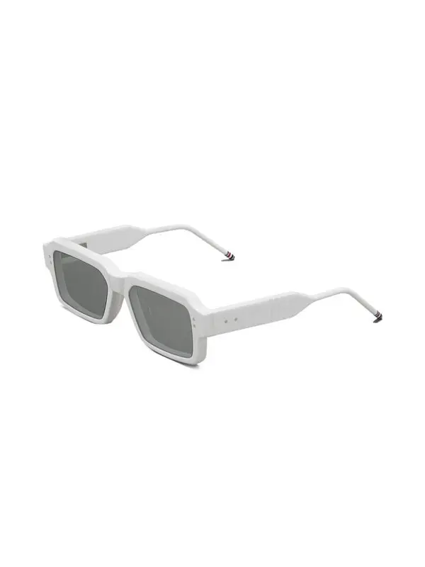 Thom Browne Rectangular Sunglasses - White