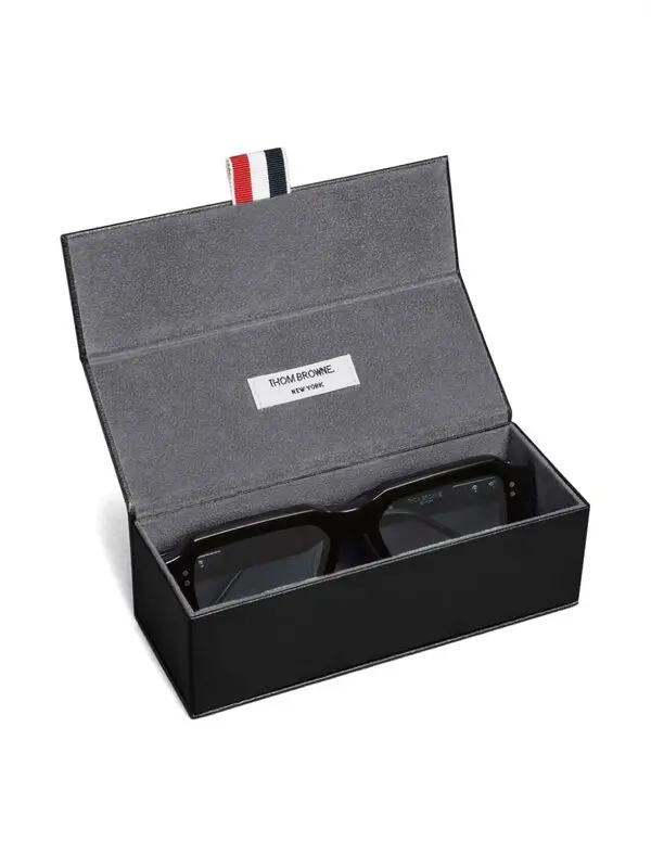 Thom Browne Rectangular Sunglasses - Black