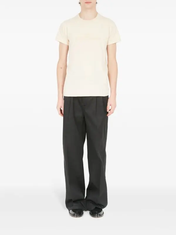 MAISON MARGIELA Logo-embroidered Cotton T-shirt