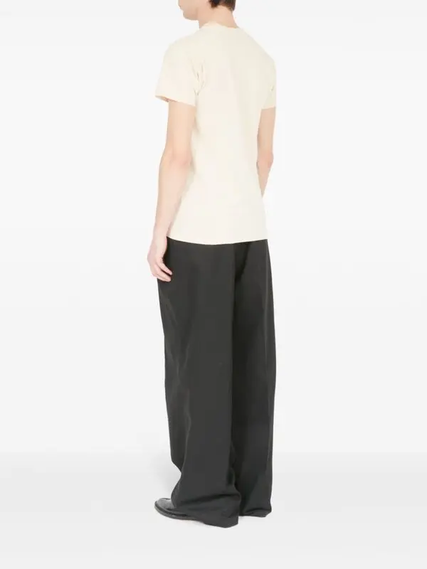 MAISON MARGIELA Logo-embroidered Cotton T-shirt