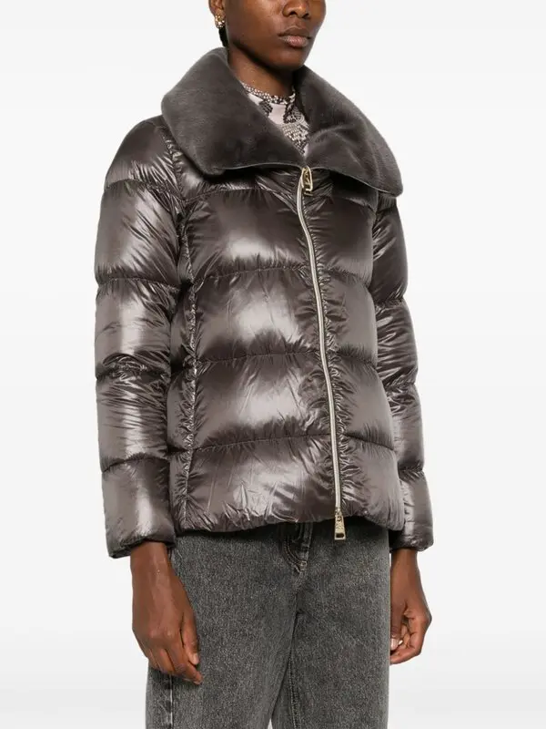 Herno Faux-fur Collar Padded Jacket