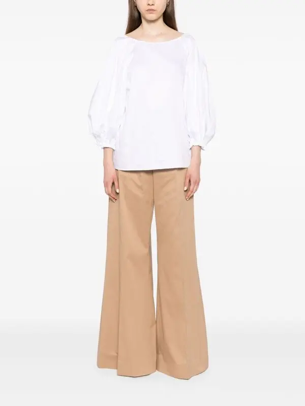 Carolina Herrera Boat-neck Blouse
