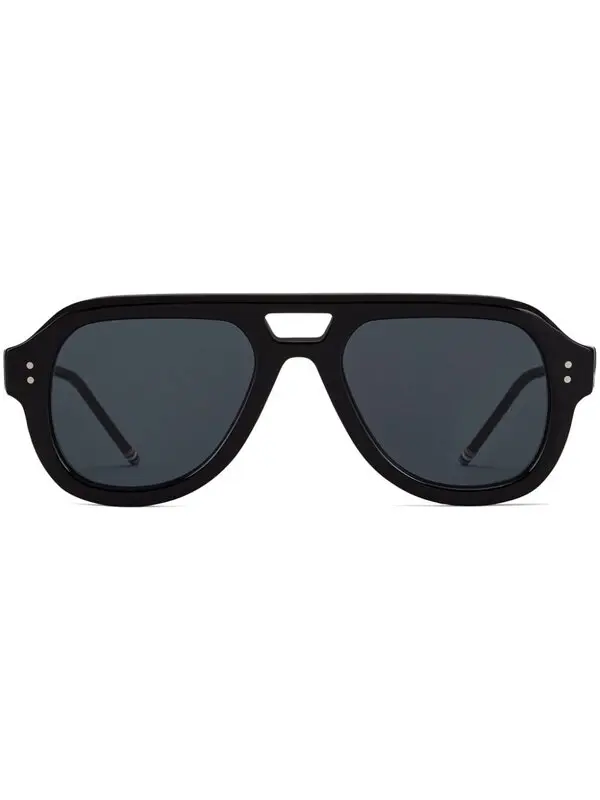 Thom Browne Pilot-frame Sunglasses - Black