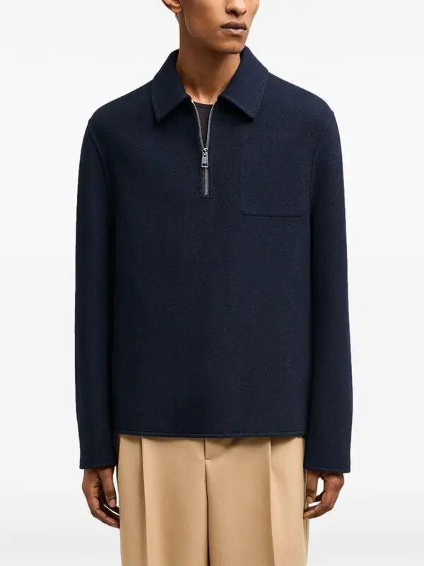 Ami Wool-cashmere Blend Jacket