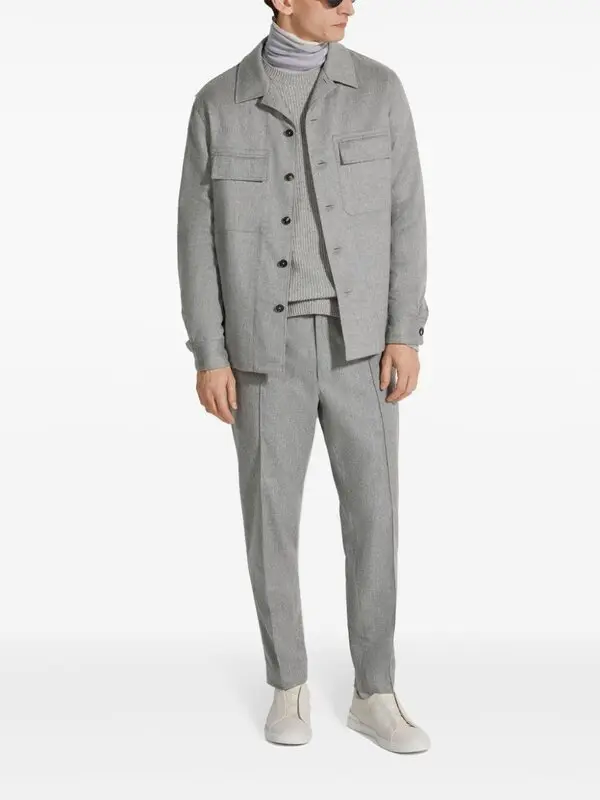 Zegna Alba Oasi Shirt - Grey