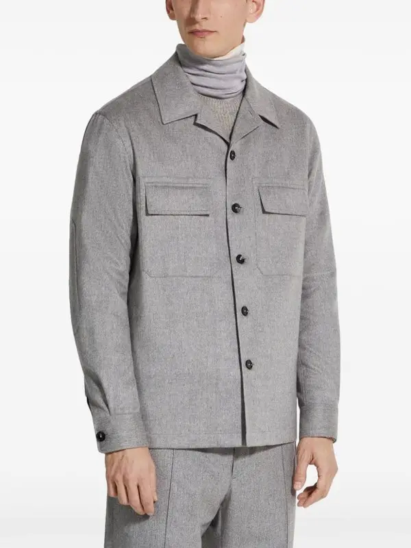 Zegna Alba Oasi Shirt - Grey