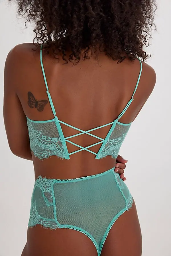 Free People Nolita High-rise Undies - Glacier Lake