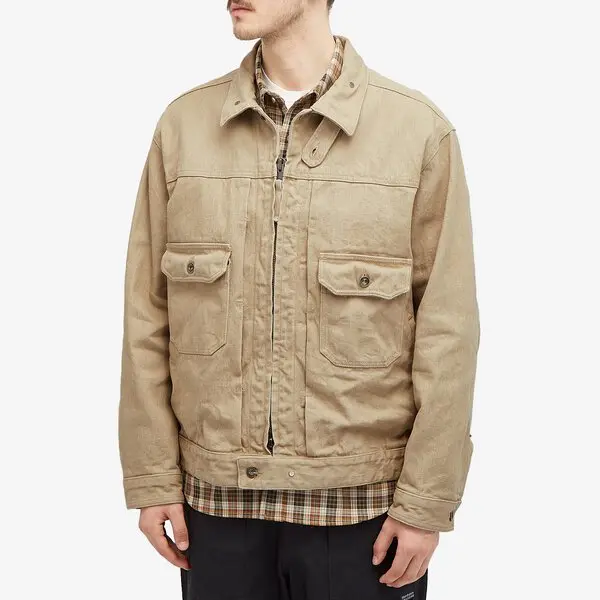 ジャケット・アウター Engineered Garments Trucker Jacket M Trucker Jacket in Natural