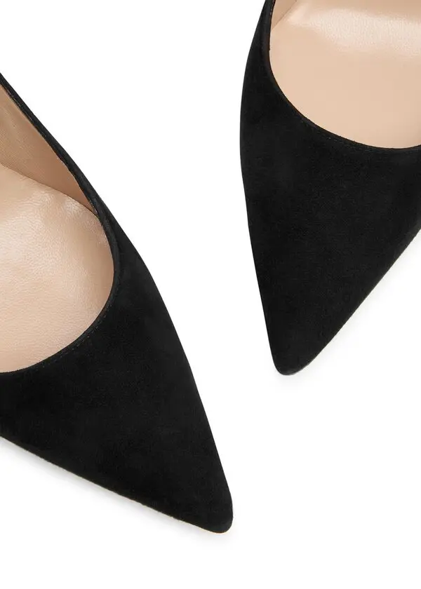 Manolo Blahnik Bibi 70 Suede Pumps