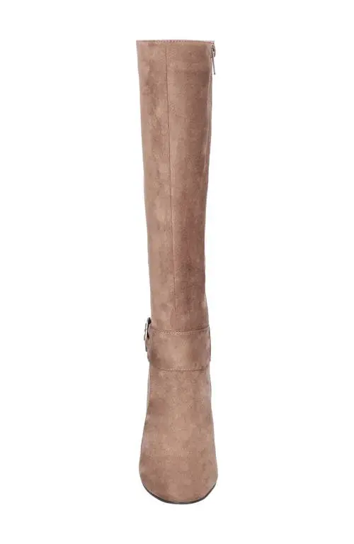 BELLA VITA Rima Knee High Boots - Taupe Suede