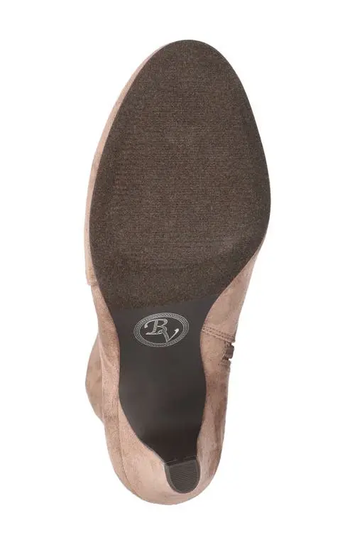 BELLA VITA Rima Knee High Boots - Taupe Suede