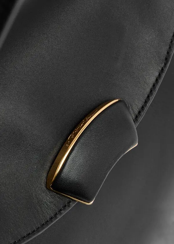 3.1 Phillip Lim Id Soft Leather Shoulder Bag - Black