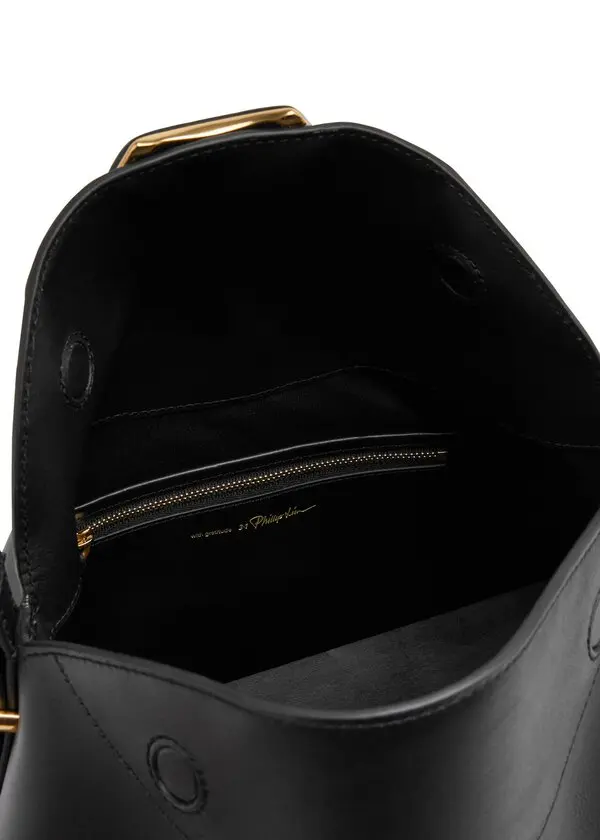 3.1 Phillip Lim Id Soft Leather Shoulder Bag - Black