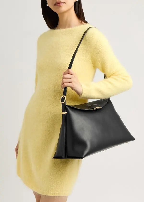 3.1 Phillip Lim Id Soft Leather Shoulder Bag - Black