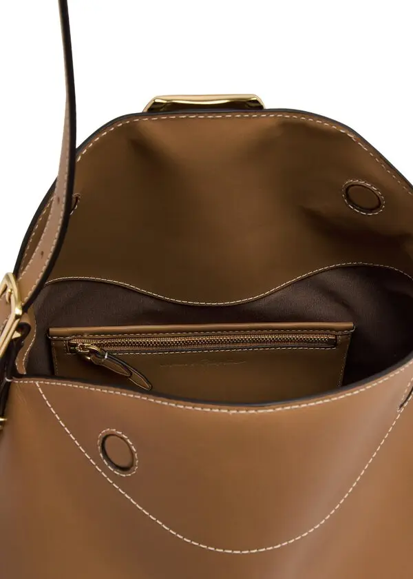 3.1 Phillip Lim Id Soft Leather Shoulder Bag - Camel