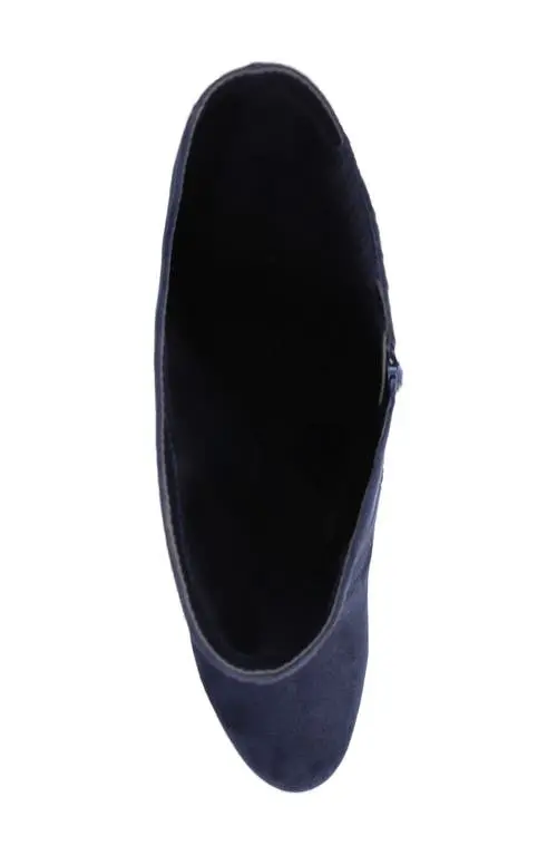 BELLA VITA Rima Knee High Boots - Navy Suede