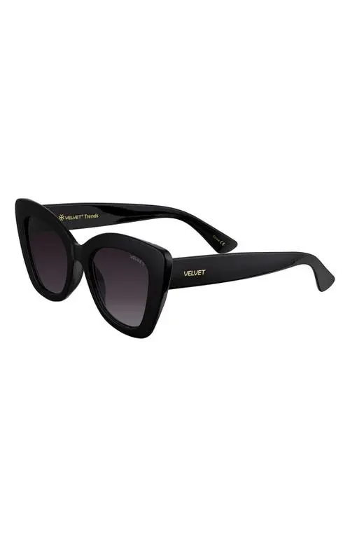 VELVET EYEWEAR Maya Sunglasses - Black