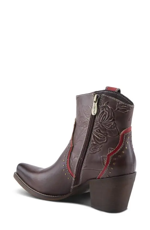 SPRING STEP SHOES Rebamac Western Boots - Chocolate Brown