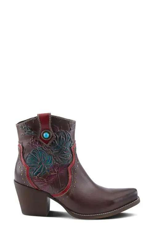 SPRING STEP SHOES Rebamac Western Boots - Chocolate Brown