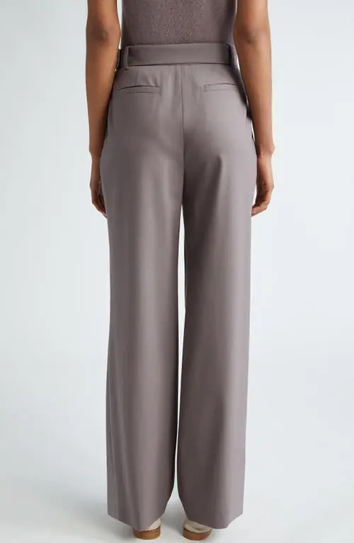 Eleventy Pleated Belted Wool Pants