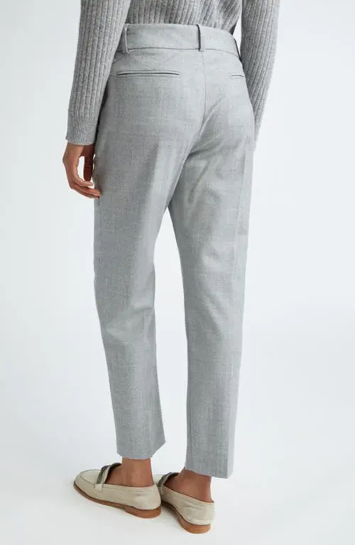 Eleventy Tapered Virgin Wool Blend Trousers