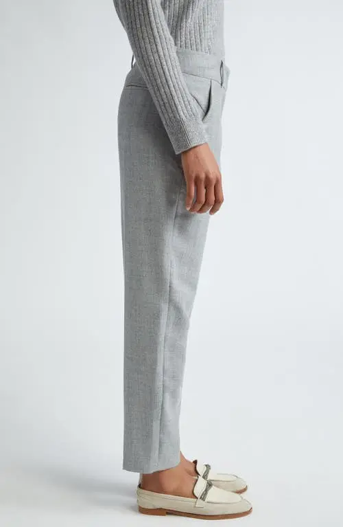 Eleventy Tapered Virgin Wool Blend Trousers