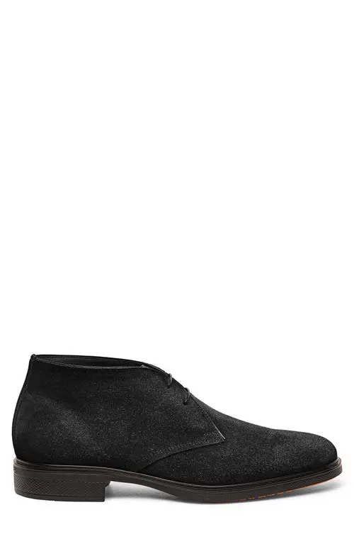 Santoni Easy Chukka Boot - Black