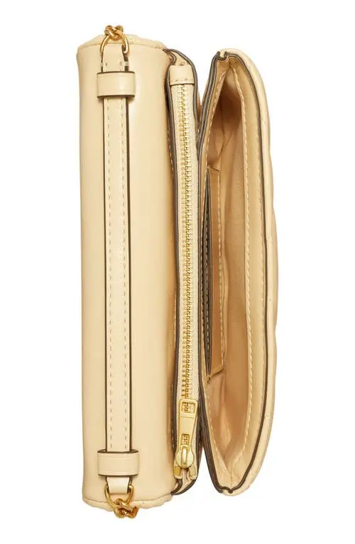 Tory Burch Kira Diamond Quilt Crossbody - Vanilla Soft Serve