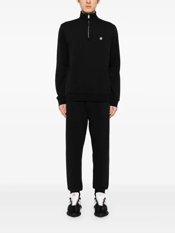 BOSS Logo-patch Sweatshirt - Black