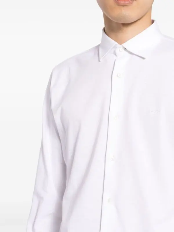 BOSS Embroidered-logo Shirt