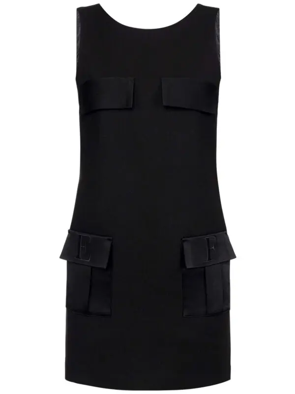 Elisabetta Franchi Pocket-detail Mini Dress