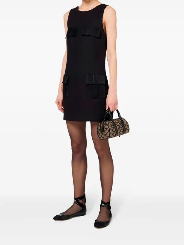 Elisabetta Franchi Pocket-detail Mini Dress